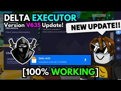 Delta Executor Mobile Latest Version 635 Released | 100% WORKING✅ BEST Roblox Executor Mobile