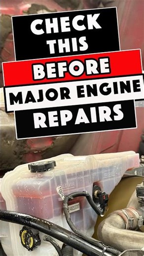 Check This Before Major Engine Repairs