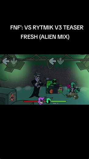 FNF: VS RYTMIK V3 Teaser - Fresh Alien Mix Overview
