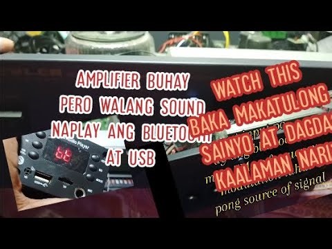 kevler GX7UB PRO amplifier no sound has power