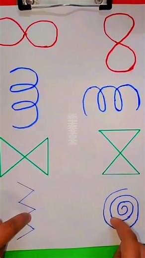 5 Minutes That Calm the Brain & Prepare Little Hands for Writing|| Simple Finger Tracing That Builds Focus, Calm & Confidence This simple finger-tracing activity is more than just drawing lines. It helps children calm their body, focus their mind, and prepare their hands for writing. When a child slowly traces curves, straight lines, and zig-zags with their finger, the brain receives gentle sensory input. This input supports better attention, hand control, and emotional regulation, especially fo