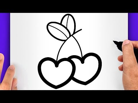 DESSIN FACILE | COMMENT DESSINER UN COEUR FACILEMENT - DESSIN DE COEUR FACILE