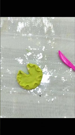 Clay Lotus Leaf | Easy Clay Art for Beginners