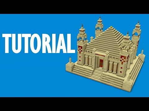 Tutorial: Minecraft Desert Temple Upgrade #howtobuild