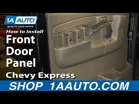 How To Remove Front Door Panel 95-19 GMC Savana
