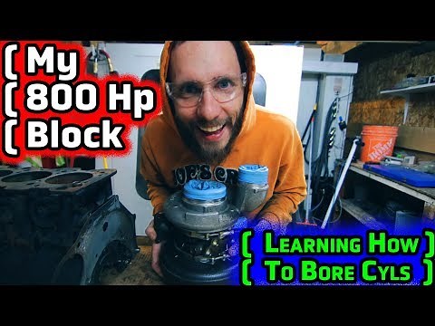 The start of my 800 Hp block build. 4G63 is life. I'm gonna learn how to bore out my cylinders.