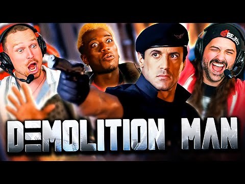 DEMOLITION MAN (1993) MOVIE REACTION!! FIRST TIME WATCHING! Full Movie Review | Sylvester Stallone