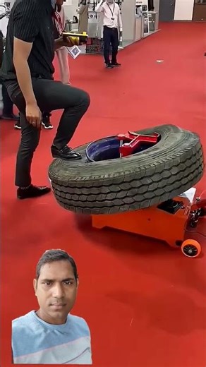 chinese tubeless tyre fitting machine #automobile #machine l #automotiveequipment #trucktyrechanger