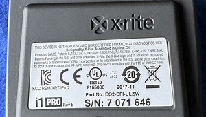 SOLD: Xrite i1pro 2 spectrophotometer