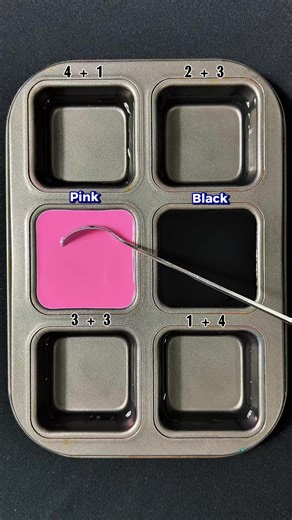 Creative Color Mixing Techniques with Pink and Black