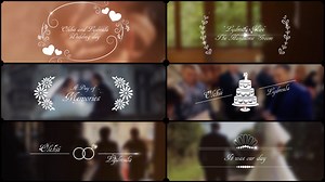 Wedding Titles for After Effects