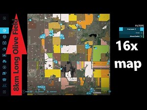 ✔8km Long Grape and Olive Fields! World Record | FS22 16X Map! North Dakota Hastings Live