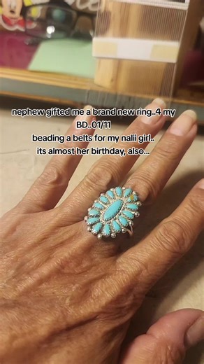 Navajo Grandma Celebrates Birthday with Beaded Gifts