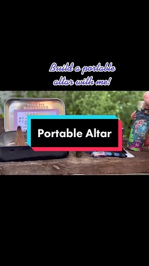 Easy DIY Portable Altar for Camping and Travel