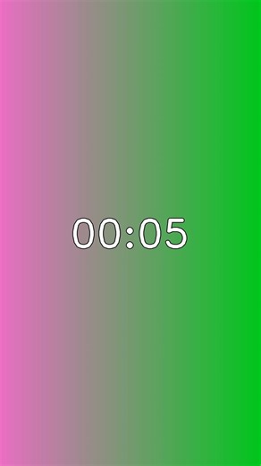 ⏳ 15 Second Countdown Timer | Gradient Animation | Time's Up Alert