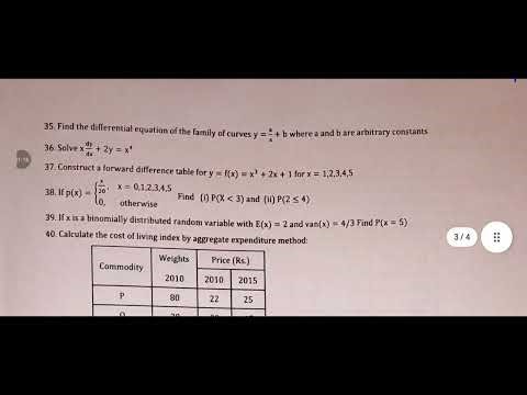 12th Business Mathematics & Statistics// First revision question paper -2025/ Tamil & English Medium