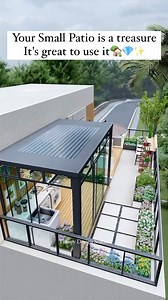 Start utilizing your Small Patio 🏡💎✨💡 • • • #tiffanydesignstudio #patiodesign #terracedesign | Tiffany Design Studio
