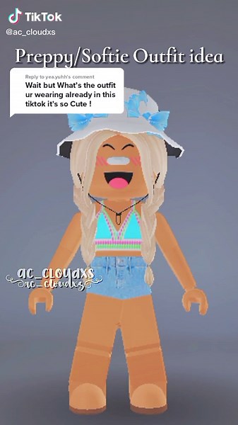 Reply to @yea.yuhh here💞 Preppy/softie outfit idea #ac_cloudxs #fyppage #robloxoutfitidea #foryoupage