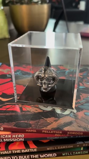 Thinking about making these display boxes available options for orders, let us know your thoughts? #jewelryaddict #jewelry #925silver #skull #skullart #skullring | Geoff Thomas Jewelry