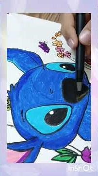 drawing Stitch #drawing #paint pallette and pencil studio