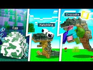 HOW TO TAME A PET CROCODILE IN MINECRAFT! (dangerous) | Wildlife: Zoo Pt.3