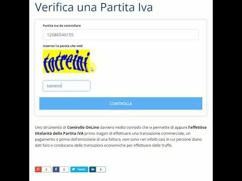 Verifica Partita IVA - Come Verificare una Partita IVA