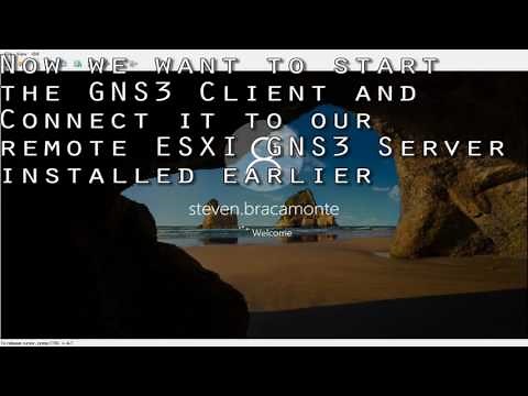 GNS3 2.0 Client Install with Remote Server Connection