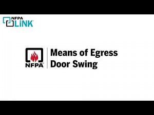 Means of Egress Door Swing