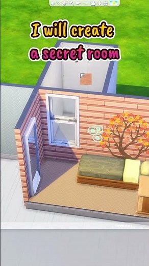 Use this window for build a Secret Room (Room Ideas) #sims4room #sims4window #sims4shorts