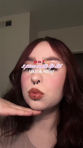 the lip set is super smooth when applying and the color is so pretty!! 🤎🎀💋 shade 02