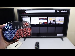 How to Connect Mini Keyboard Backlit With Touchpad to LG Smart TV