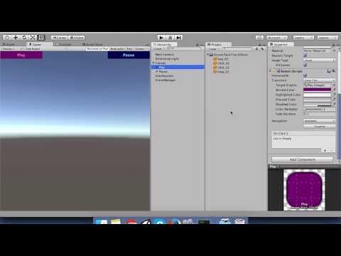 Unity Press UI buttons to play and Pause Music