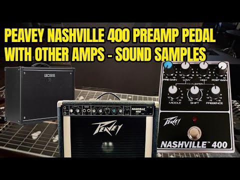 Using Peavey Nashville 400 Preamp Pedal with Others Amps - How To & Sound Comparison
