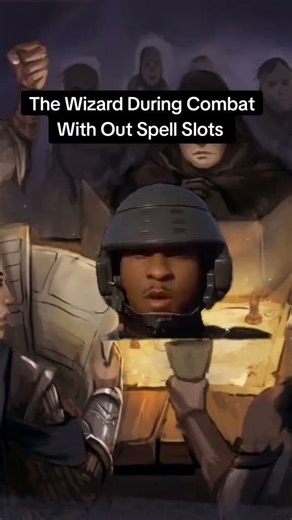 Wizard out of Spell Slots