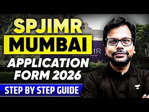 SPJIMR PGDM 2026 Application Form | Step-by-Step Guide by Amiya Kumar