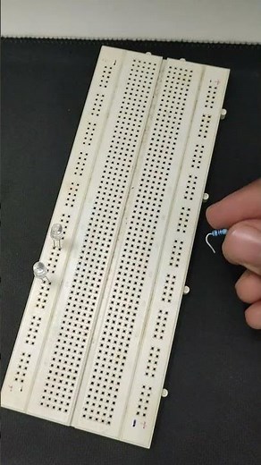 How to Glow LED using Breadboard with 9V Battery || Resistor || LED || 9V Battery Connection || DIY