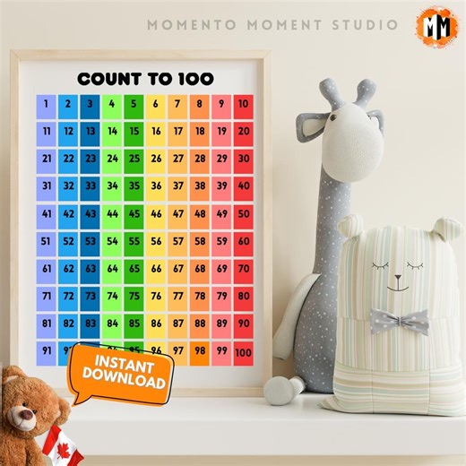 Hundreds Chart Printable Bundle, Homeschool Count to 100, Classroom Math Wall Poster, Elementary Number Chart Digital Print, Montessori - Etsy UK