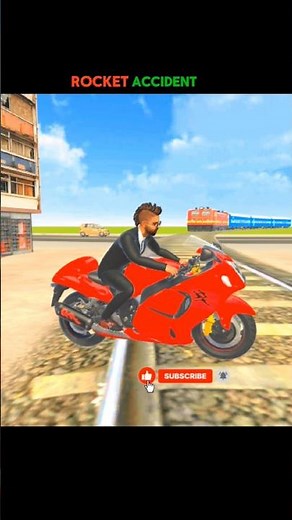 Rocket train accident 😍 #shorts #indiantheftauto #trending #viral #shortsfeed #gta