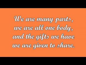 We Are Many Parts (Marty Haugen)