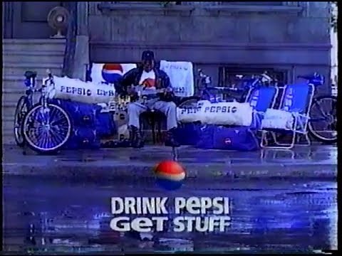 Drink Pepsi Get Stuff Commercial (1996)