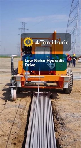 4-Ton Cable Puller Beast: Underground Laying Magic? 😲