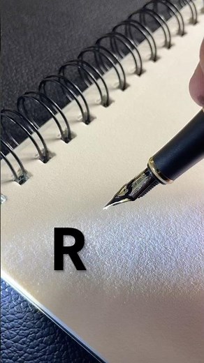 How to sign the letter R?