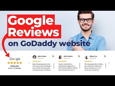How to Add Google Reviews to Godaddy Website Builder? [in 2 minutes]