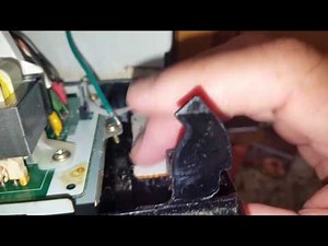GE Spacemaker Microwave Panel Button Repair, by Steve