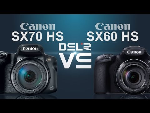 Canon PowerShot SX70 HS vs Canon PowerShot SX60 HS
