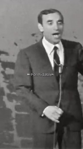 Charles Aznavour on Instagram: ""You are the one for me. Formidable. You are my love, very. Véritable" 🎵 Charles Aznavour chante "For Me Formidable" (1964) #charlesaznavour #chansonfrançaise #Formidable #ouverturejo"