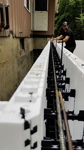 ICF Walls Before Concrete Pour! #construction #design #entrepreneur #hardwork #diy #RealEstate #renovation | WINNI