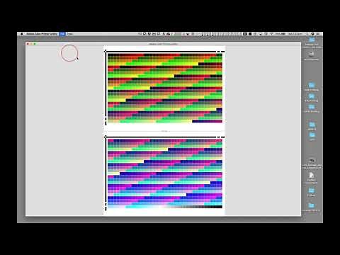Printing Test Charts through the Adobe Color Printer Utility