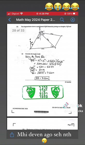 CSEC Mathematics Paper 2 Exam Review 2024