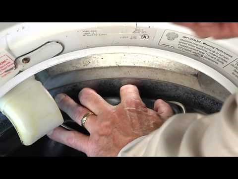 Washing Machine Repair - Replacing the Bellow with Clamp (Frigidaire Part # 5303937187)